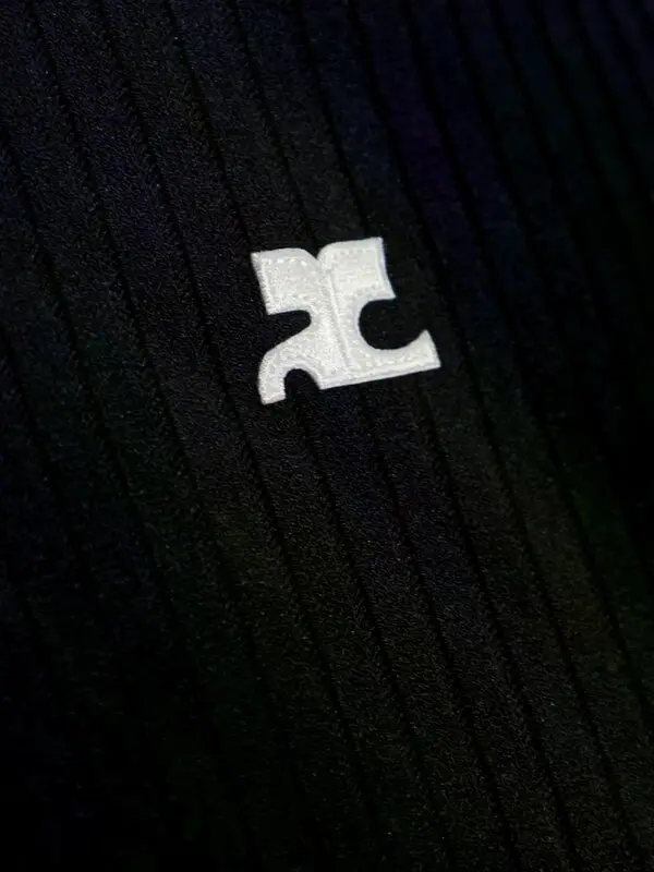 COURREGES Logo-patch Sweater