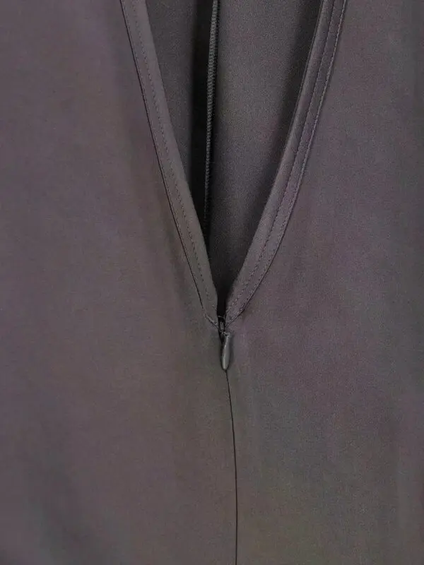 Victoria Beckham Bela Flutter-sleeve Top In Satin - Brown