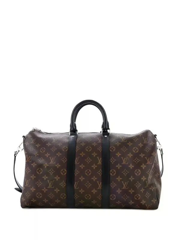 LOUIS VUITTON Keepall Bandouliere 45 Macassar Travel Bag