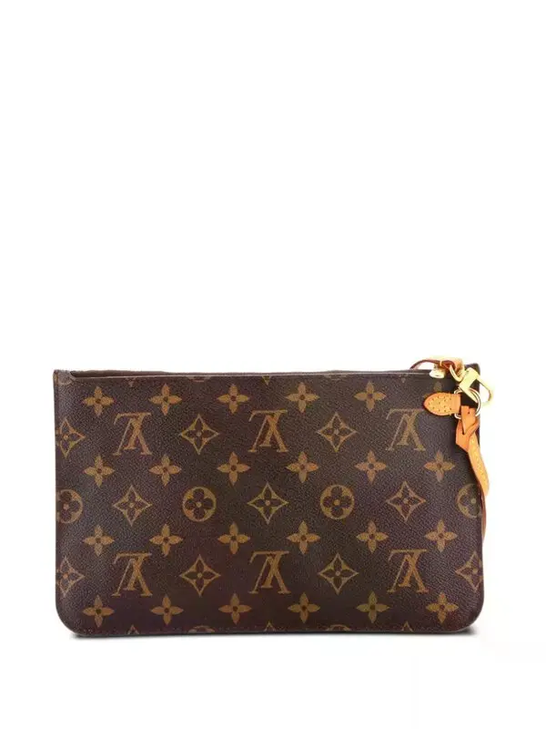 LOUIS VUITTON Monogram Canvas Pochette Pouch - Brown
