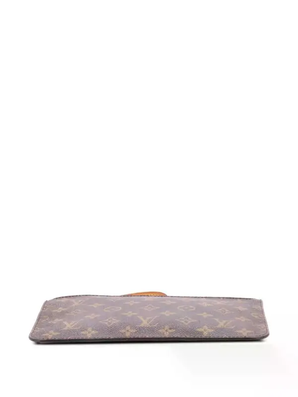 LOUIS VUITTON Monogram Canvas Pochette Pouch - Brown