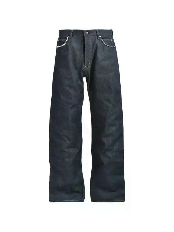 TAKAHIROMIYASHITA THESOLOIST. Selvedge Wide-leg Jeans - Blue