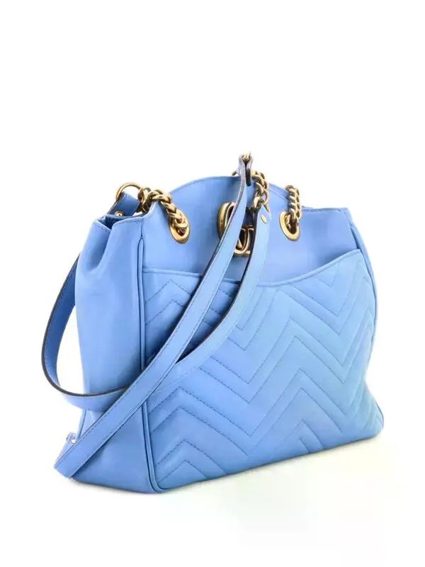 Gucci Matelassé Leather Chain Tote