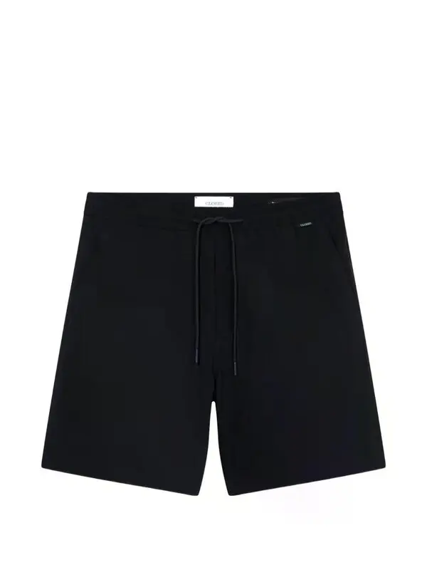 Closed Drawstring Waist Shorts