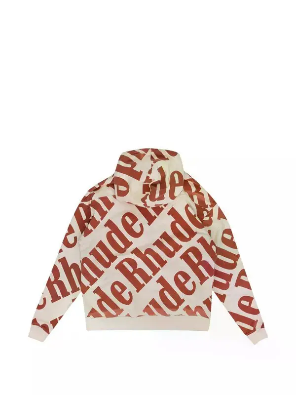 Rhude All-over Logo Hoodie