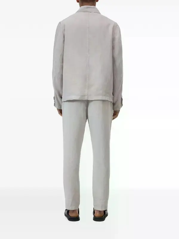 Closed Button-fastening Flap-pocket Jacket