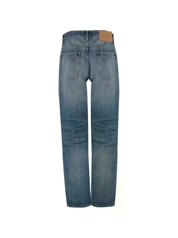 HAIKURE Straight-leg Washed-finish Jeans