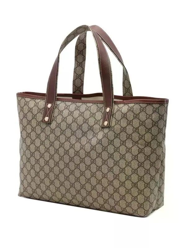 Gucci Gg Supreme Web Loop Tote Bag