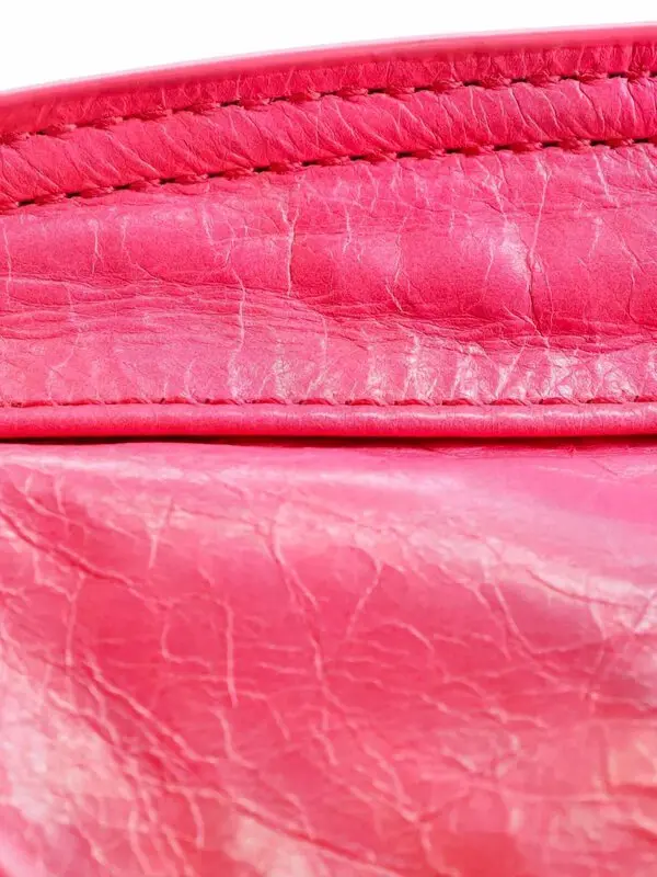 Bottega Veneta Maxi Intrecciato Leather Shoulder Bag - Pink