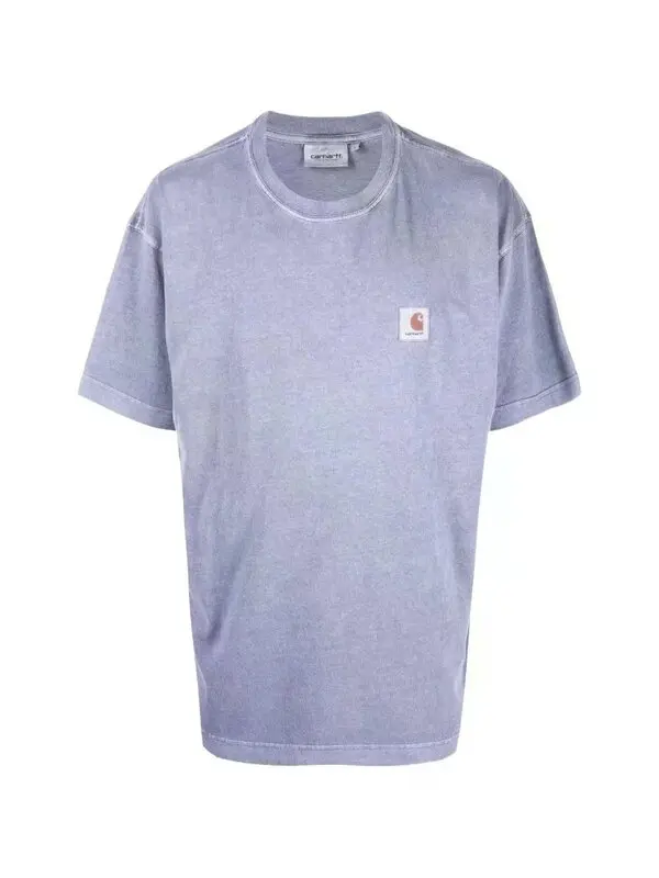 Carhartt Work In Progress Nelson Logo-patch T-shirt - Blue