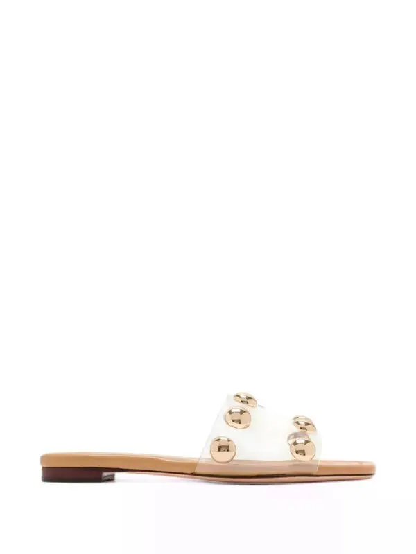 LOEFFLER RANDALL Hayes Flat Sandals - White