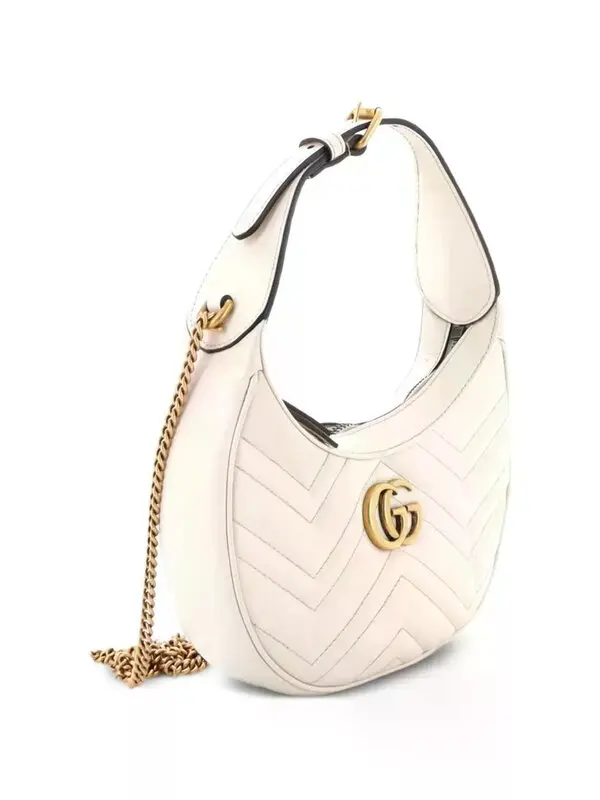 Gucci Gg Marmont Matelassé Leather Mini Hobo Bag - Neutrals