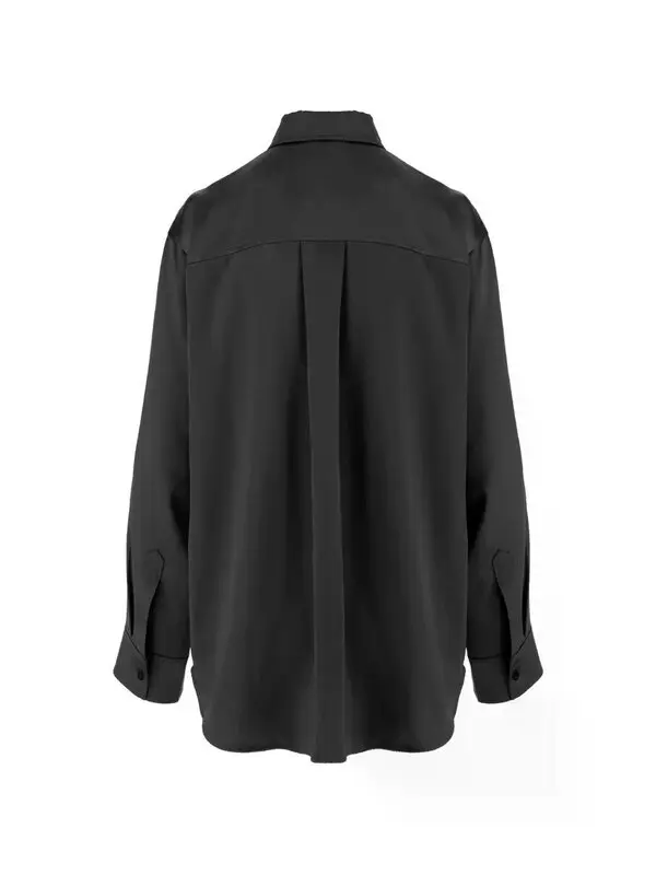 BY MALENE BIRGER Audrey Chest Pocket Shirt - Black