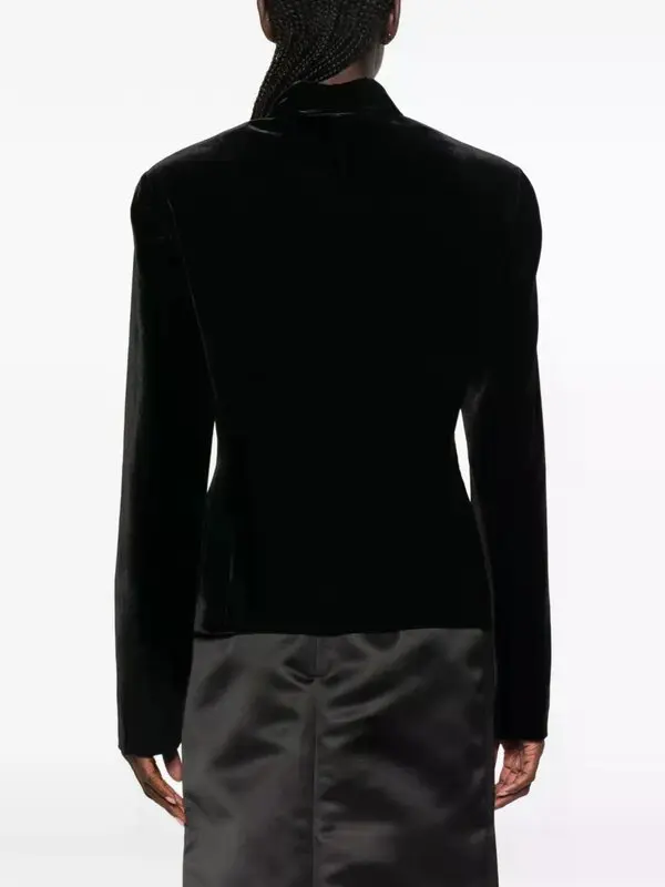 THE ROW Baya Velvet-texture Jacket