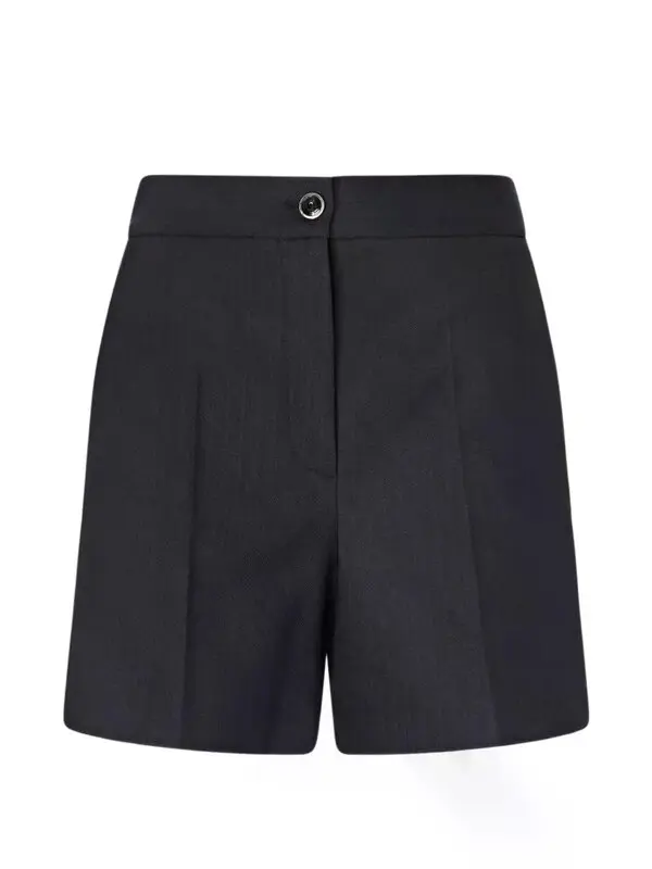 Pinko Pleated Tailored Shorts - Blue