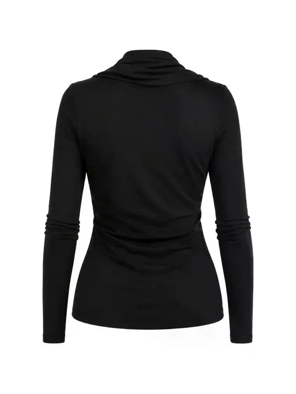 ESSE Solina Cowl-neck Top - Black