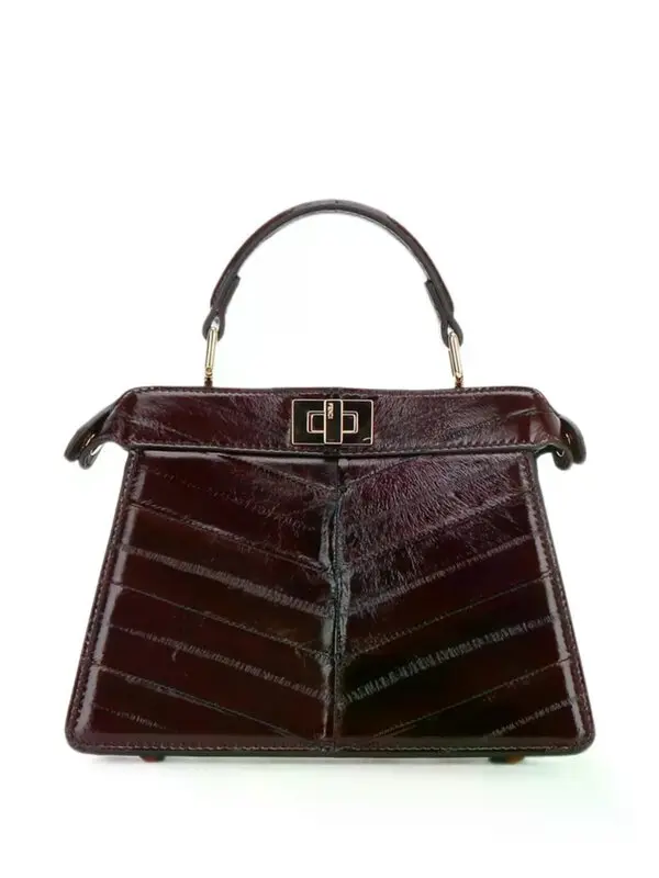 Fendi Petite Peekaboo Iseeu Leather Tote Bag