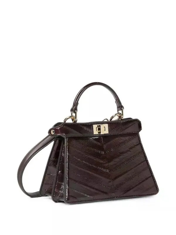 Fendi Petite Peekaboo Iseeu Leather Tote Bag