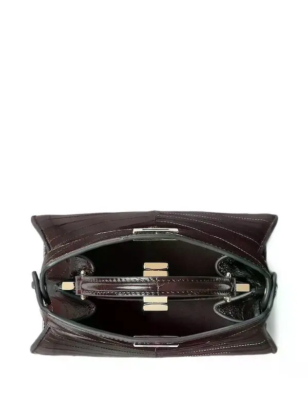 Fendi Petite Peekaboo Iseeu Leather Tote Bag