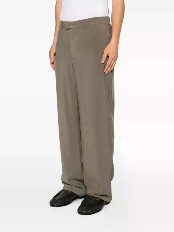 Emporio Armani Wide-leg Tailored Trousers