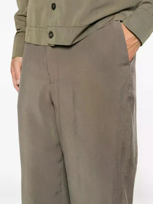 Emporio Armani Wide-leg Tailored Trousers