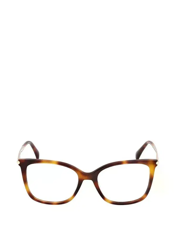 Max Mara Tortoiseshell-effect Cat-eye Glasses