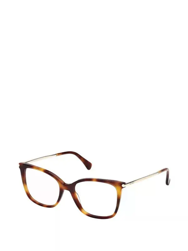 Max Mara Tortoiseshell-effect Cat-eye Glasses