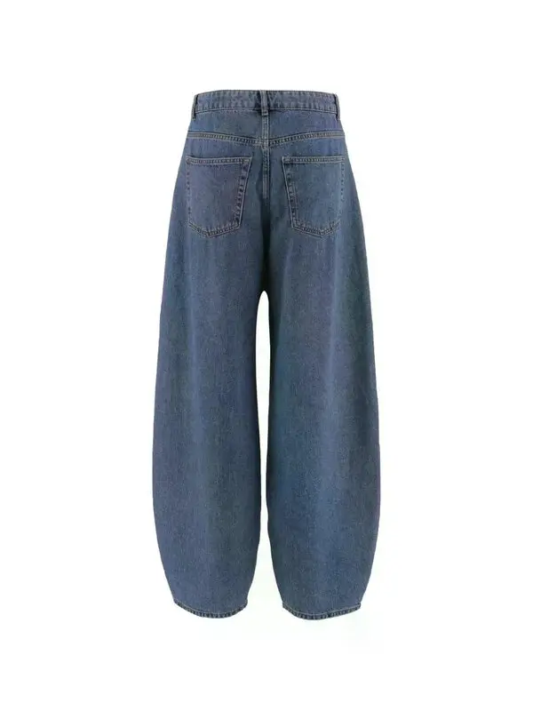BY MALENE BIRGER Button Wide-leg Jeans - Blue