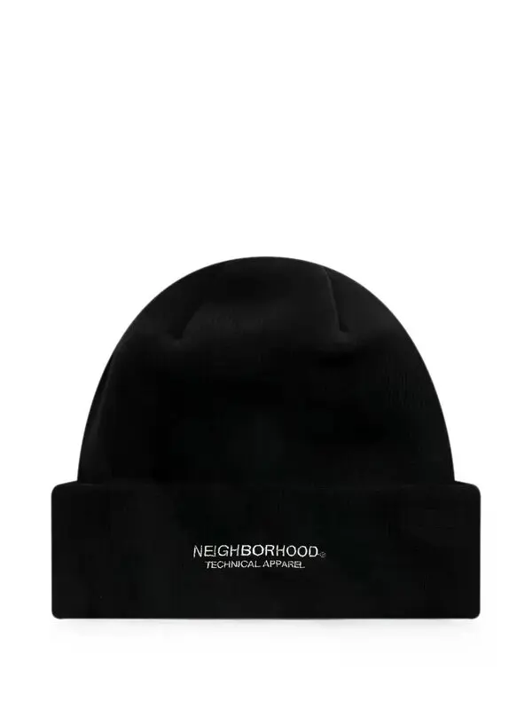 NEIGHBORHOOD Logo-embroidered Beanie Hat