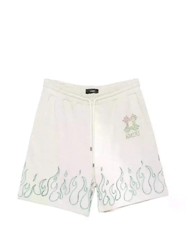 Amiri Ma Quad Flames Sweatshorts