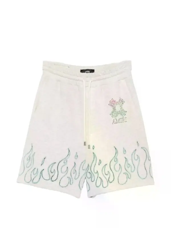 Amiri Ma Quad Flames Sweatshorts