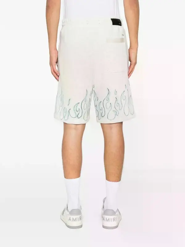 Amiri Ma Quad Flames Sweatshorts
