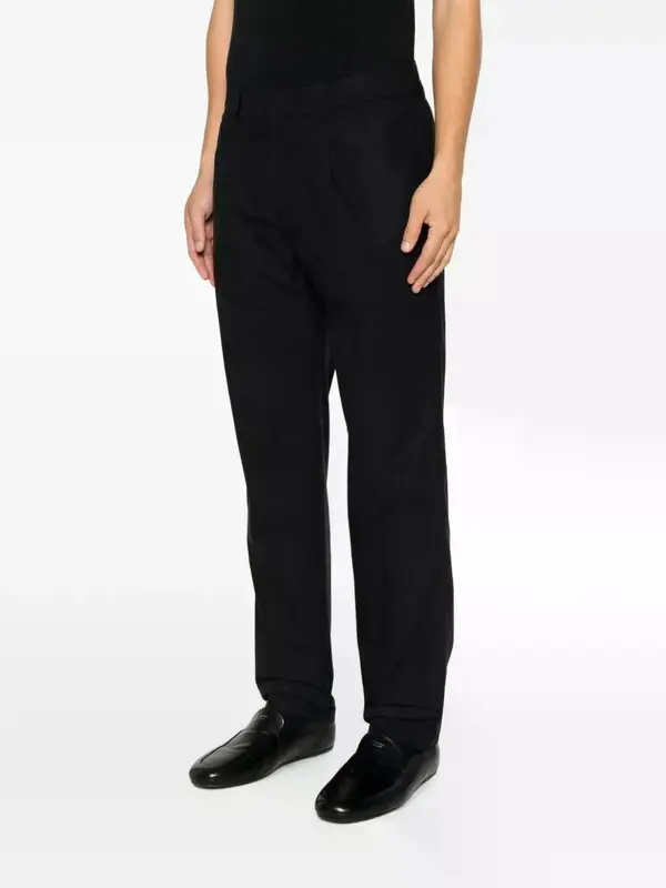 Emporio Armani Straight-leg Pleated Trousers