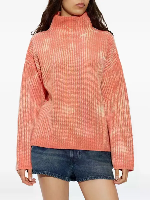 DIESEL® Ribbed Knit Roll Neck Sweater