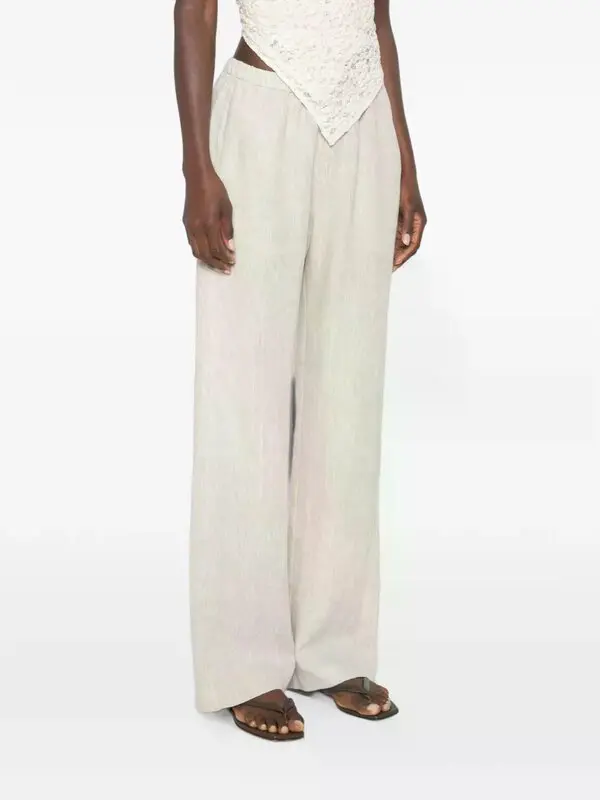 Enza Costa Wide-leg Trousers With Elasticated Waist