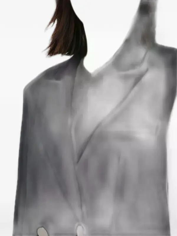 Armani Exchange Double-breasted Crepe Blazer