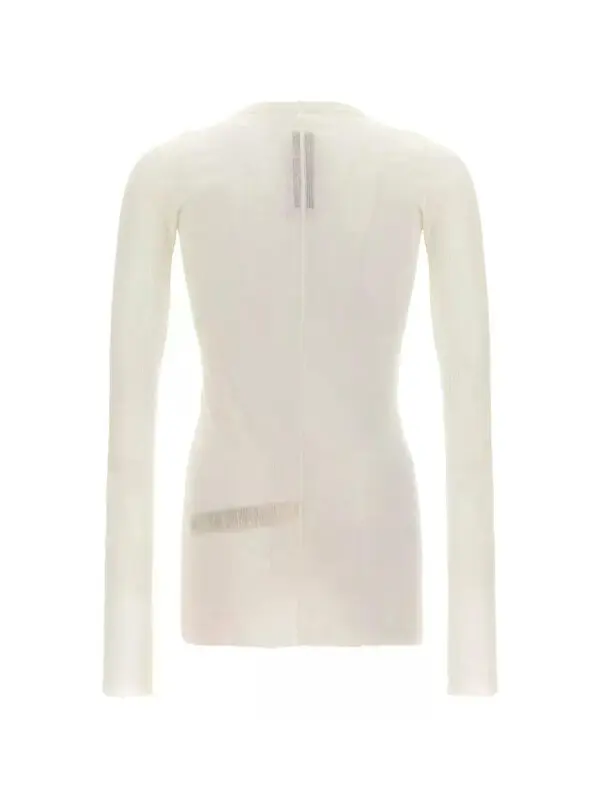 Rick Owens Tower Rib Ls T Raw-cut T-shirt