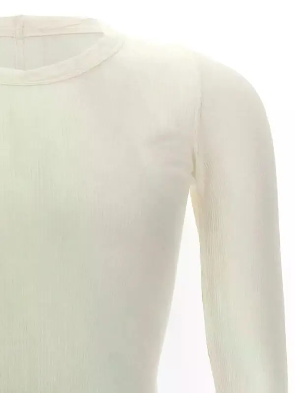 Rick Owens Tower Rib Ls T Raw-cut T-shirt