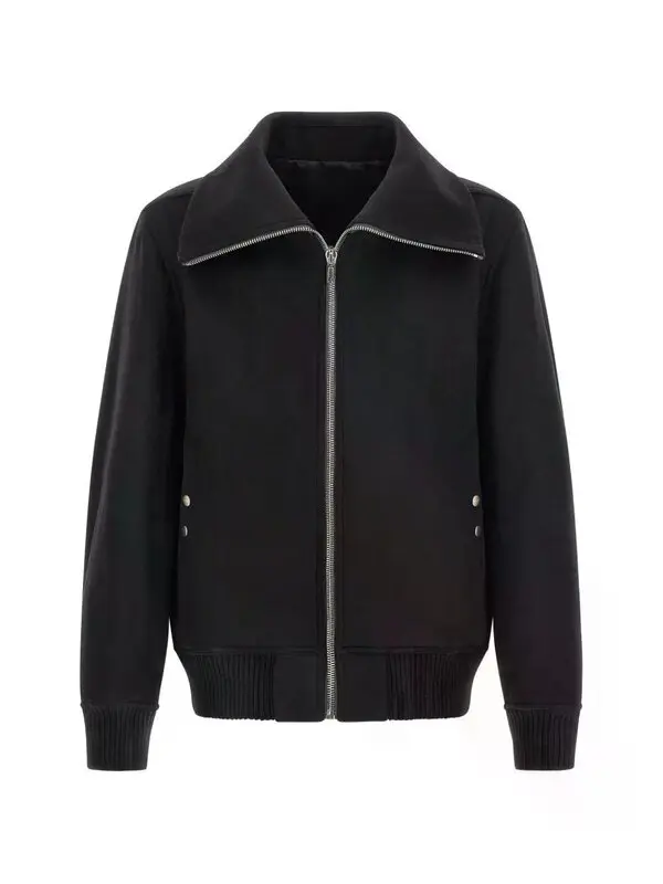 Rick Owens Dracuflight Wool Bomber Jacket - Black