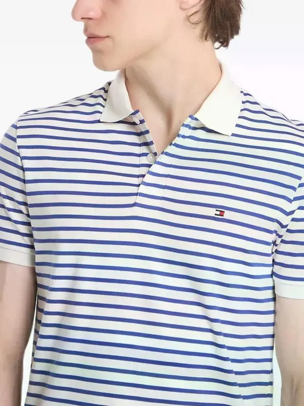 Tommy Hilfiger Striped-knit Polo Shirt