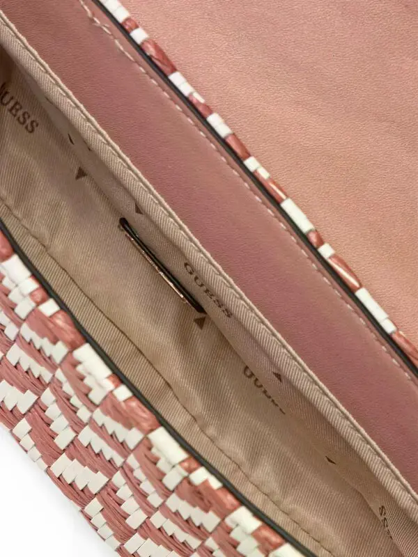 Guess Tessi Woven Chain-link Shoulder Bag