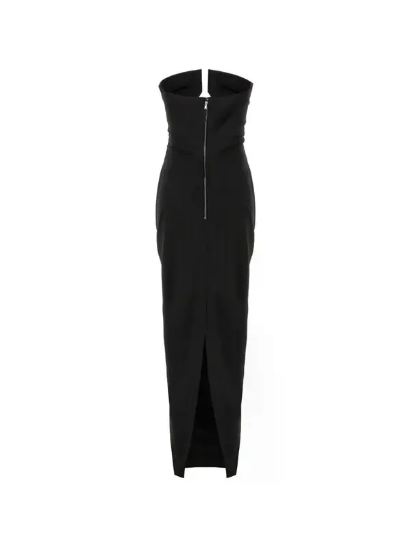 Rick Owens Maxi Prong Gown Cut-out Dress - Black