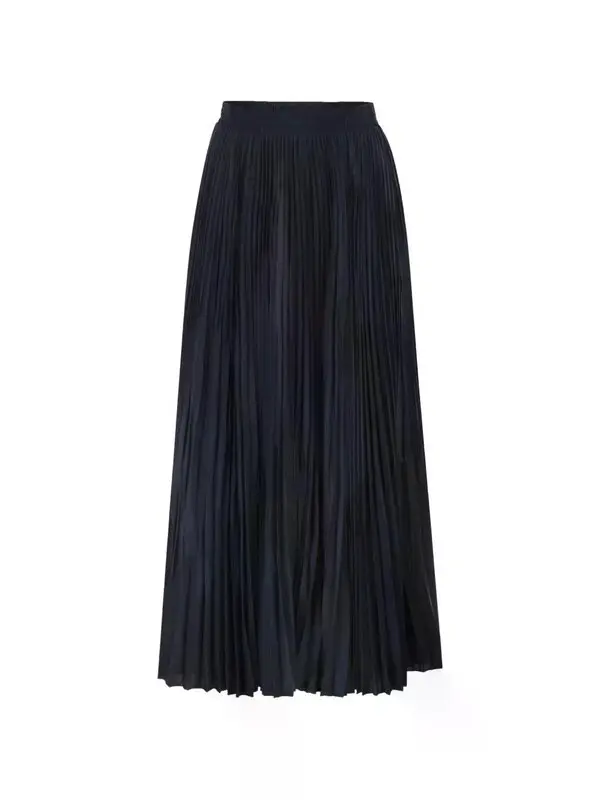 Max Mara Pleated Flared Maxi Skirt