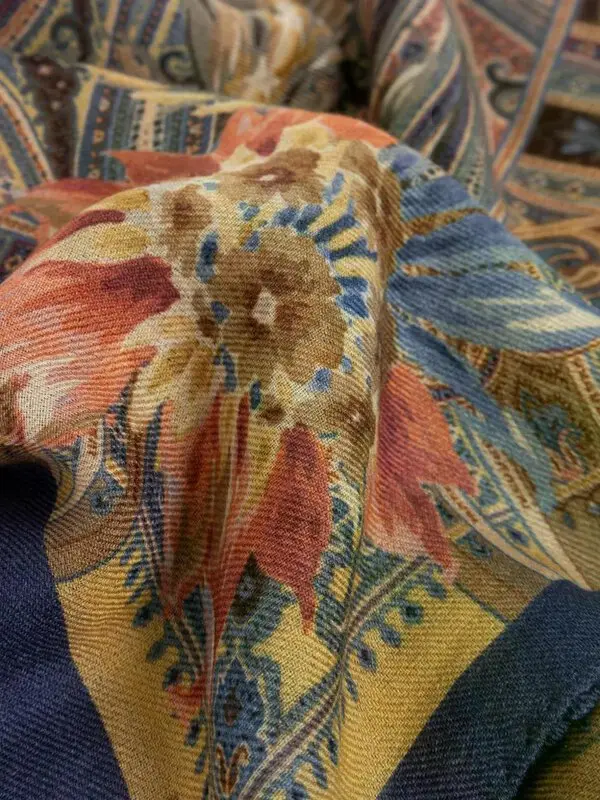 Etro Fringed-edges Scarf