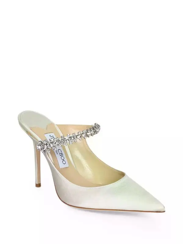 JIMMY CHOO Crystal-embellished Stiletto Pumps
