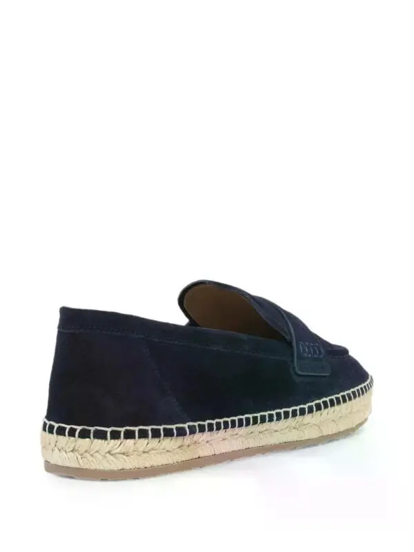 GIANVITO ROSSI Lido Suede Espadrilles - Blue