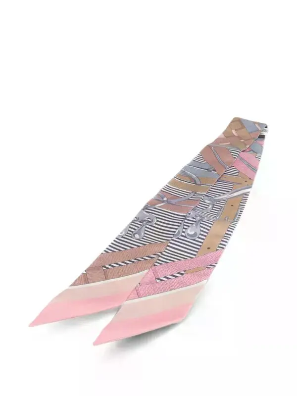 Hermès Graphic-print Scarf - Pink