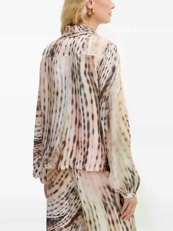 Guess Abstract Print Button-down Shirt