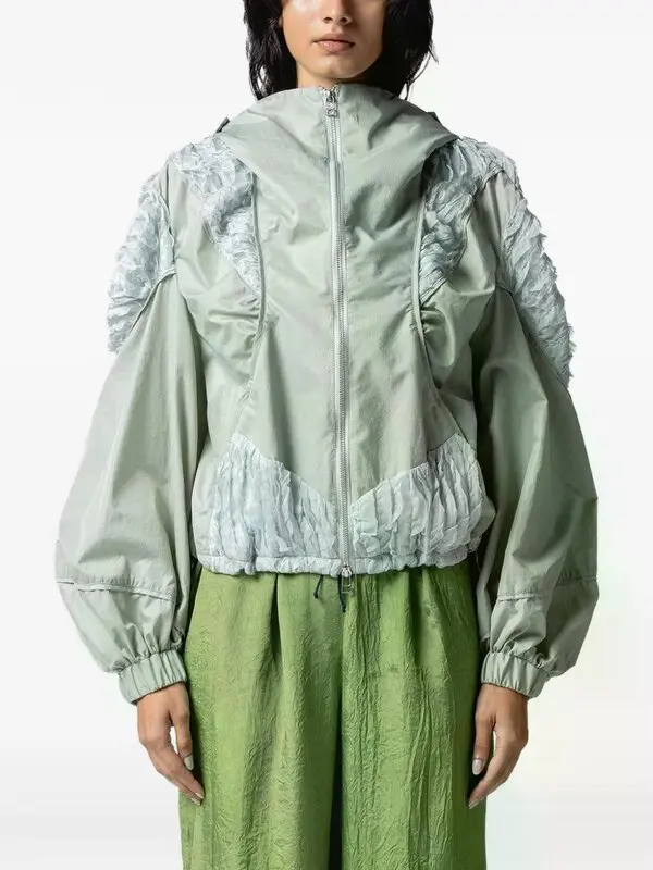 MULLER OF YOSHIOKUBO Ruffled Hooded Jacket