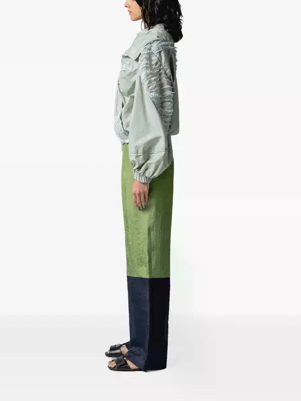 MULLER OF YOSHIOKUBO Ruffled Hooded Jacket